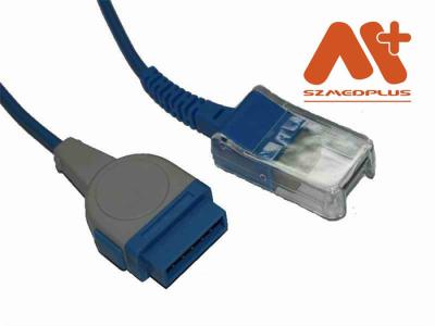 China GE Healthcare Marquette SpO2 Adapter Cable - 11-Pin to DB9 Connector, 2.4M Medical TPU Cable with CE & ISO13485 Certification for sale