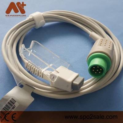 China Bionet Compatible SpO2 Adapter Cable B-SPCBL-N 7Pin 2.4M for Nellcor Probe for sale