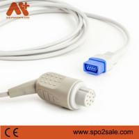 China Datex Ohmeda Compatible SpO2 Adapter Cable TS-N3 2.4M TPU for GE Trusignal for sale