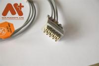 China GE Marquette Compatible 5 Lead ECG Cable with Multi-Link Connector - 2.6mm TPU Cable, 900mm Length for sale
