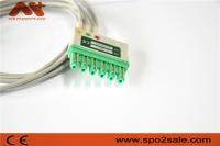 China Draeger Compatible 3-Lead ECG Patient Cable MS16231 with 2.6mm TPU Cable and 900mm Length for sale