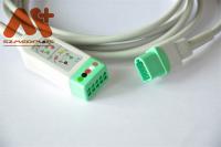 China Mindray Datascope Compatible ECG Trunk Cable 2.5M 12-Pin Connector for Passport V Series Patient Monitors for sale