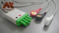China Mindray > Datascope Compatible 3 Lead snap ECG Telemetry Leadwire - 115-004867-00 for sale