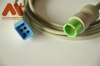 China Spacelabs Compatible 3-Lead ECG Trunk Cable - 17-Pin Connector, 2500mm Length, Medical TPU for sale