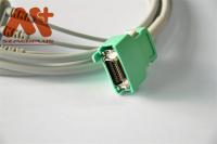 China Nihon Kohden Compatible 3 Lead Clip Direct-Connect ECG Cable 14Pin 250cm for OPV-1500 for sale