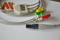 China Welch Allyn Propaq LT 3-Lead ECG Cable with 3400mm Length and 9-Pin Connector for Medical Monitoring for sale