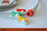 China Bionet BM3 BM3VET Compatible 3-Lead ECG Cable - 8-Pin Connector, 3400mm Length, Medical TPU for sale