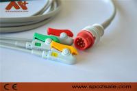 China Bionet BM3 BM3VET Compatible 3-Lead ECG Cable - 8-Pin Connector, 3400mm Length, Medical TPU for sale