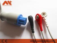 China Artema S&W ECG Cable 10-Pin Connector with 3400mm Length for Athena Diascope Medical Monitors for sale
