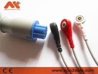 China Datex Ohmeda 3-Lead ECG Cable CB-72395R - 10-Pin Connector, 3400mm Length, Medical TPU for sale
