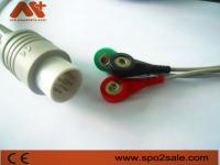 China Nihon Kohden 11-Pin ECG Cable 3 Lead 3400mm with Snap Connectors for Patient Monitors for sale