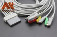 China Schiller Lux 5 Lead ECG Cable with Leadwires 7Pin Clip TPU ISO13485 CE for sale