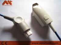 China Datex Ohmeda Compatible Adult Finger Clip SpO2 Sensor - 10ft Cable with 4.0mm TPU and 660/905nm Wavelength for sale
