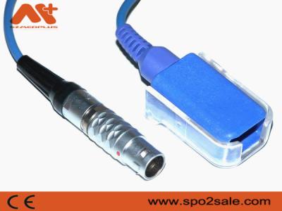 China Nonin 7500 8604 8604D Compatible SpO2 Adapter Cable 2.4M TPU 1B6Pin DB9 for sale