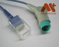 China Siemens Compatible SpO2 Adapter Cable CB-A400-1024A 2.4M 10Pin for sale