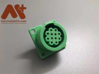 China MEDTRONI Compatible 12-Pin ECG Socket for Patient Monitor - 15g Green ABS with 3000-5000 Cycle Durability for sale