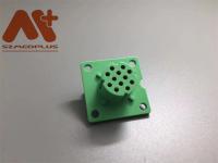 China MEDTRONI Compatible 12-Pin ECG Socket for Patient Monitor - 15g Green ABS with 3000-5000 Cycle Durability for sale