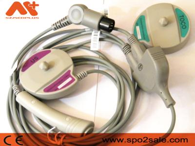 China Goldway UT3000A 3-in-1 Fetal Transducer with 2M TPU Cable and 6-Pin Connector for Patient Monitoring for sale