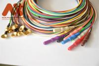 China Gold Plated EEG Cable with DIN1.5 Socket - 10 Lead Medical TPU Electrode for EEG Machines for sale