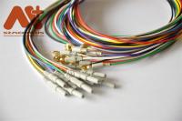 China Gold Plated EEG Cable with DIN1.5 Socket - 10 Lead Medical TPU Electrode for EEG Machines for sale