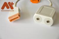 China GE Marquette Compatible Temperature Adapter 2016998-001 11Pin 3M NTC for sale