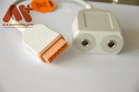 China OEM Marquette Compatible Medical Temperature Sensor 402015-004 with 3M Cable and 11-Pin Connector for sale