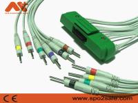 China Nihon Kohden Compatible EKG Patient Cable 10 Lead TPU for Cardiofax V 1550K ECG-9522P for sale
