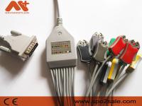 China Aspel AsCARD EKG Cable 3 Series - 10 Lead Medical TPU Cable with DB 15Pin Connector for AsCARD 3 ECG Machines for sale