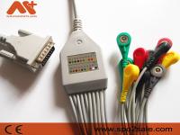China Aspel AsCARD EKG Cable 3 Series - 10 Lead Medical TPU Cable with DB 15Pin Connector for AsCARD 3 ECG Machines for sale
