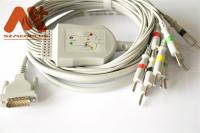 China Medical TPU IEC AHA EKG Cable 10 Lead for EDAN SE 601 ECG Machine for sale