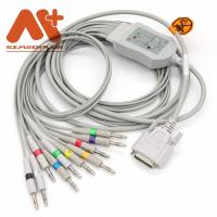 China Biolight 10 Lead ECG Cable for BLT-1203 E12A E12 E70 E80 EKG Machine DB15 for sale