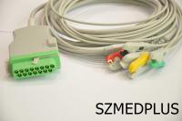 China Fukuda DSL-8001 DSL-8001R Dynascope DS-8100 DS-8200 DS-8500 ECG Patient Cable 3-Lead for sale