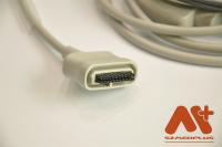 China Edan SE 15-15 EKG Cable 20 Pin IEC Banana 4.0 Patient Monitor Lead Wire for sale