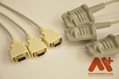 China szmedplus 2652 Reusable Adult Soft Tip SpO2 Sensor 14 Pin 10ft Cable ISO CE for sale