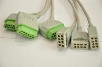China Nihon Kohden Compatible ECG Patient Cable 6 Lead JC-906PA for sale