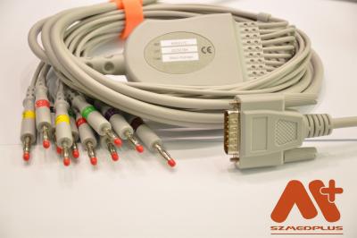 China Nihon Kohden Compatible Direct-Connect EKG Cable BA-903D 10 Lead 15 Pin TPU for sale