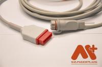 China GE Marquette to BD Compatible IBP Adapter Cable 11-Pin 3.5M with Gold-Plated Connectors for Patient Monitoring for sale