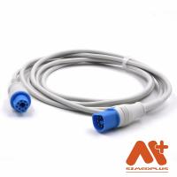 China HP Compatible SpO2 Adapter Cable M1941A - 2.4M Medical TPU Cable with 8-Pin Connectors for Patient Monitoring Systems for sale
