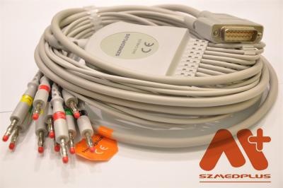 China Biocare EKG Cable ECG101 Series - 10 Lead Medical TPU Cable with 6.0mm Diameter and CE/ISO13485 Certification for sale