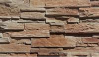 China Handmade Rustic Synthetic Stacked Stone / Cultured Stone Siding Panels for sale