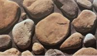 China Cobble Design Artificial Culture Stone / Artificial Stone Exterior Walls for sale