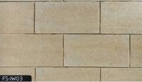 China Heat Insulation Artificial Culture Stone With Multicolor Travertine Design for sale