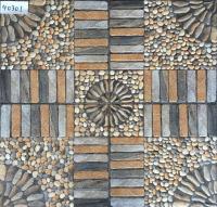 China Wear-Resistant Stone-Like Glazed 400x400mm Ceramic Non-Slip Tiles Multicolor Rustic Tile In Latest Design for sale