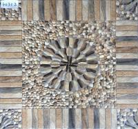 China Wear-Resistant Stone-Like Glazed 400x400mm Ceramic Non-Slip Tiles Multicolor Rustic Tile In Latest Design for sale
