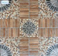 China Wear-Resistant Stone-Like Glazed 400x400mm Ceramic Non-Slip Tiles Multicolor Rustic Tile In Latest Design for sale