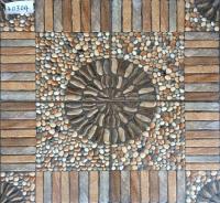 China Wear-Resistant Stone-Like Glazed 400x400mm Ceramic Non-Slip Tiles Multicolor Rustic Tile In Latest Design for sale