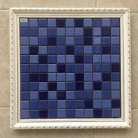 China Small Size Swimming Pool Mosaic Tiles 6mm Thickness Mesh Decorative Tiles for sale