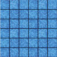China Glossy Or Matt Finish Blue Mosaic Bathroom Tiles / Porcelain Wall Tiles for sale
