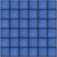 China Decorative Commercial Blue Mosaic Bathroom Tiles OEM AAA Grade for sale