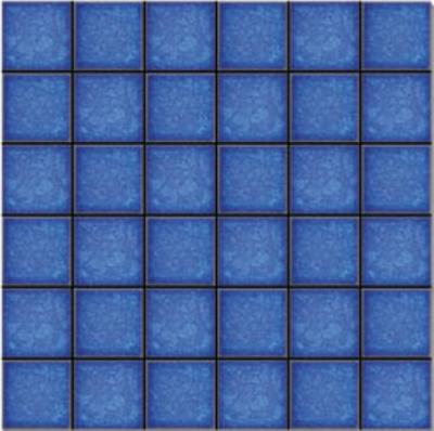 China Decorative Commercial Blue Mosaic Bathroom Tiles OEM AAA Grade for sale